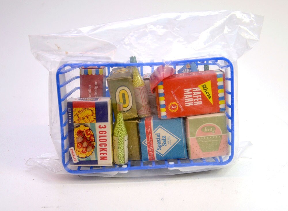 1950s Vintage German Shopping Groceries Food Bottles Brands Boxes ...