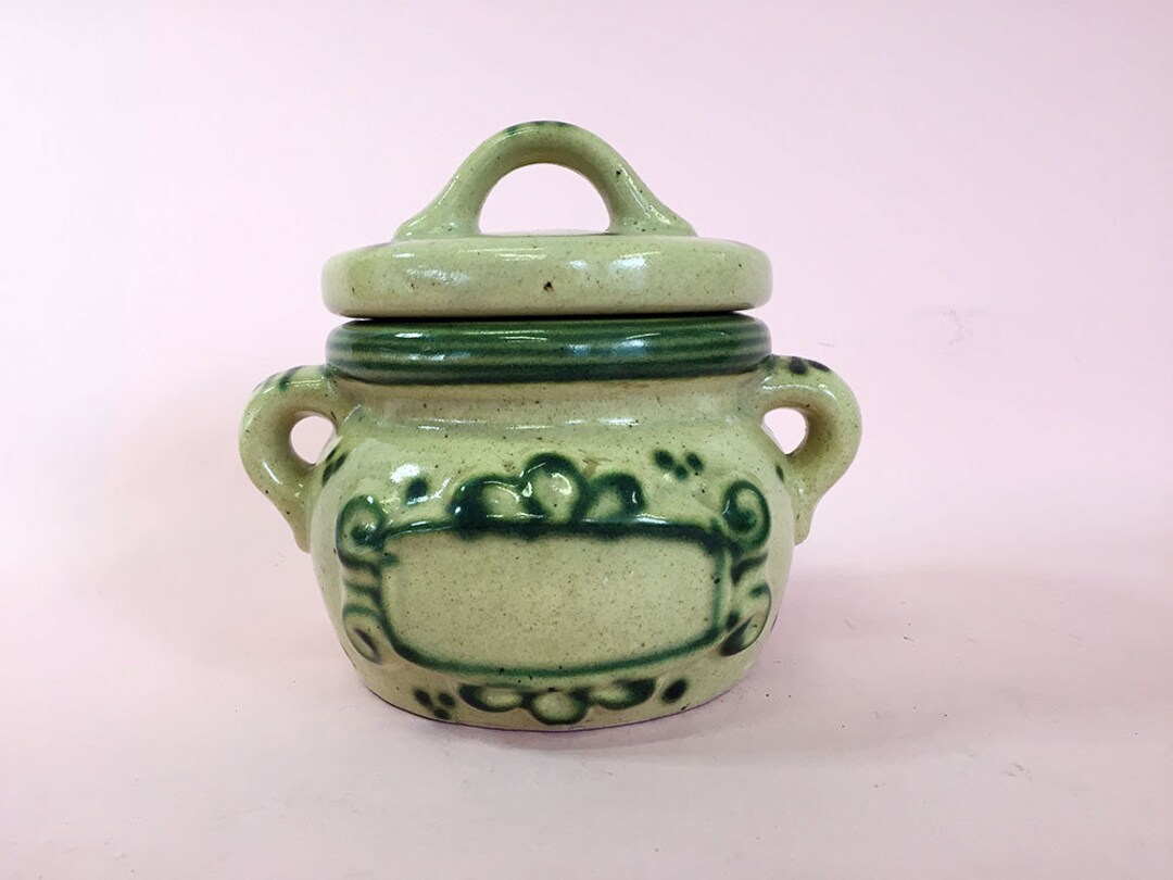 Austrian Rustic Keramik Fruit Jar 1930s/50s French Pottery Vintage Fat ...