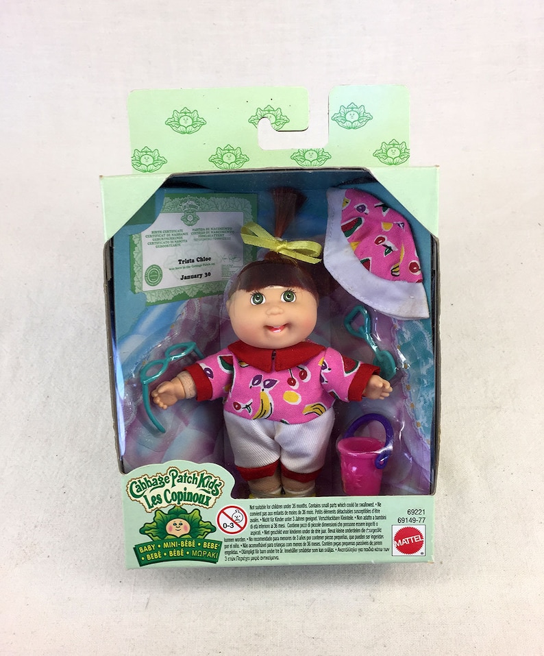 Vintage Original Mint-in-box Mattel MINI CABBAGE PATCH Doll - Etsy