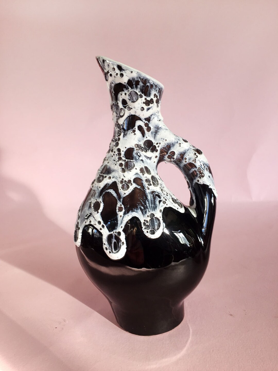 Signed GAULOIS GAUBOIS FRENCH Pottery Vintage Antique Crusty Fat Lava ...