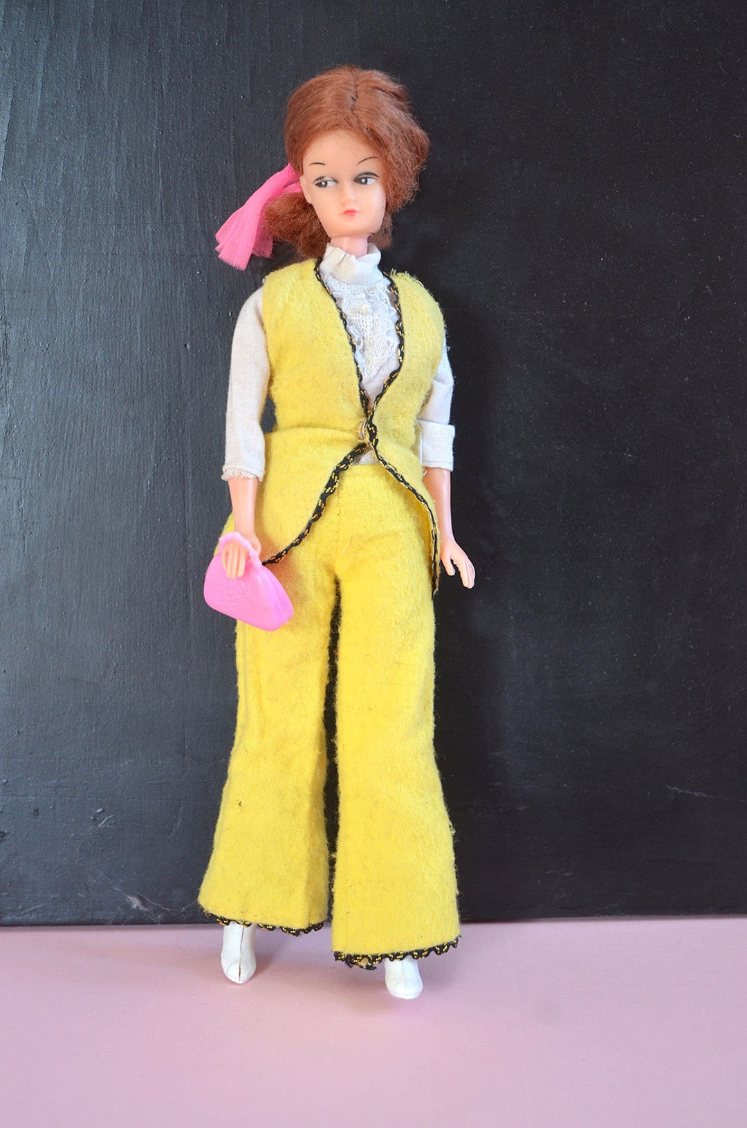 Auth MOD WIG Vintage German PETRA 60s Barbie Vinyl Clone Orig.flannel ...