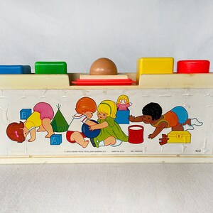 Baby Learning Toy Vintage Fisher Price People Plastic Toy Playset Pop ...