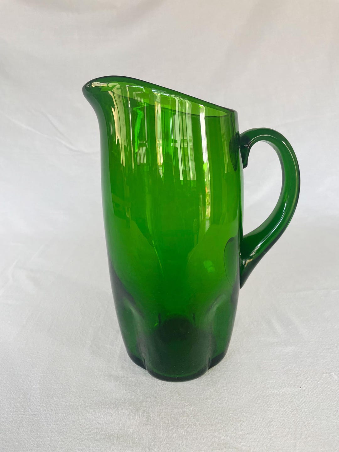 30s/40s Heavy Emerald Green Depression Austria Weiner Werkstätte-era ...