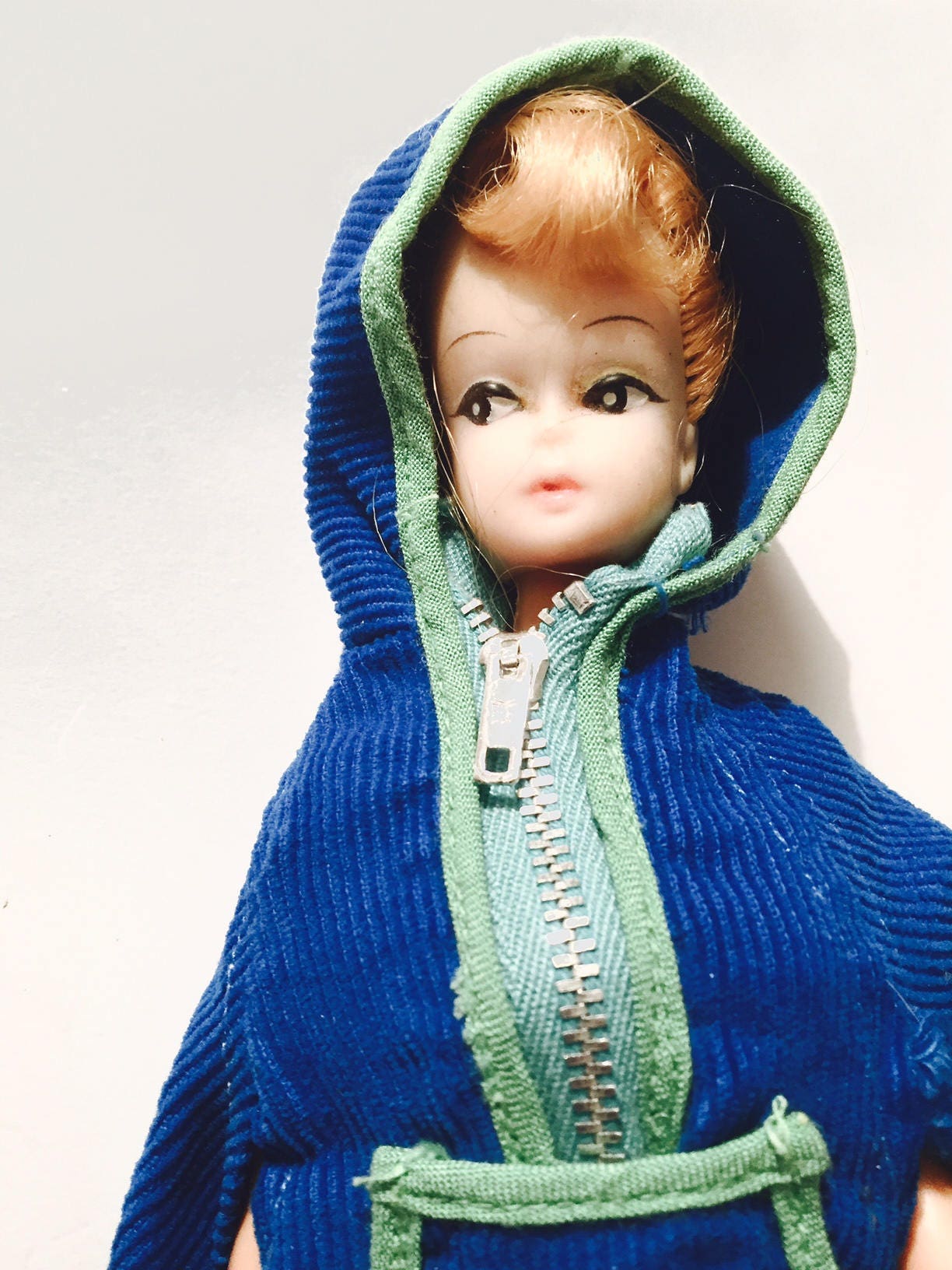 Authentic Vintage German Petra 1960s Barbie Vinyl Clone Poncho Corduroy ...