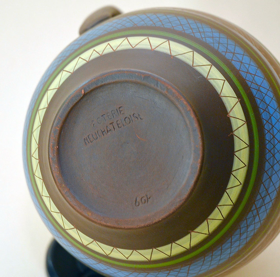 Vintage SWITZERLAND Pottery Artist POTERIE NEUCHATELOISE - Etsy