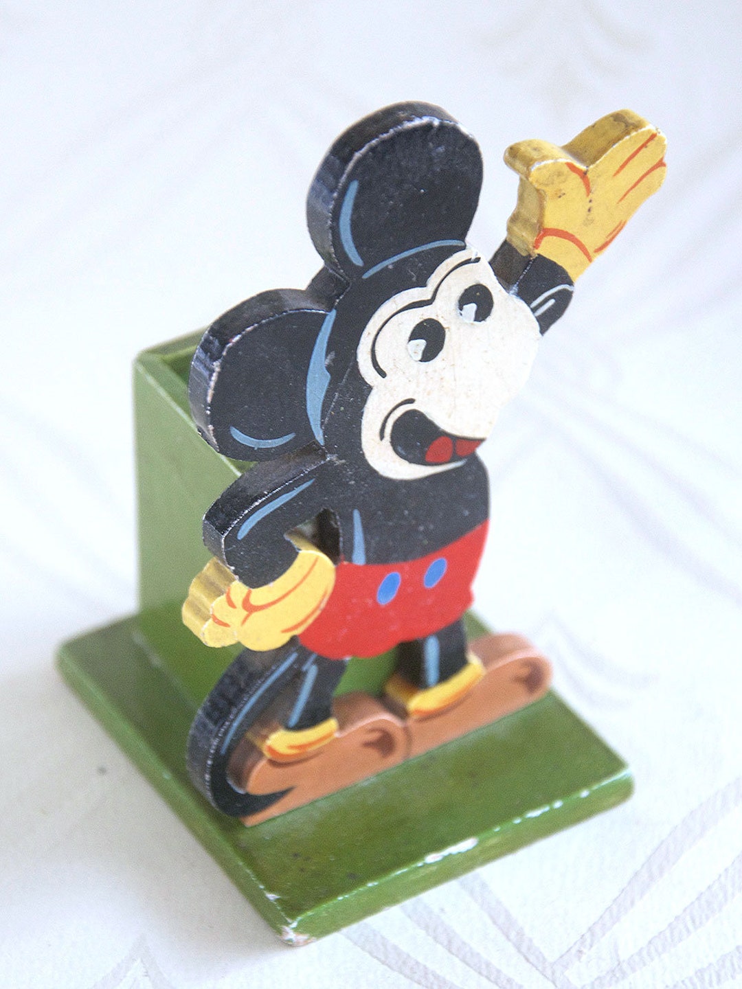 French 1920s/30s Walt Disney Cartoon Mickey Mouse Vintage Pencil Holder ...