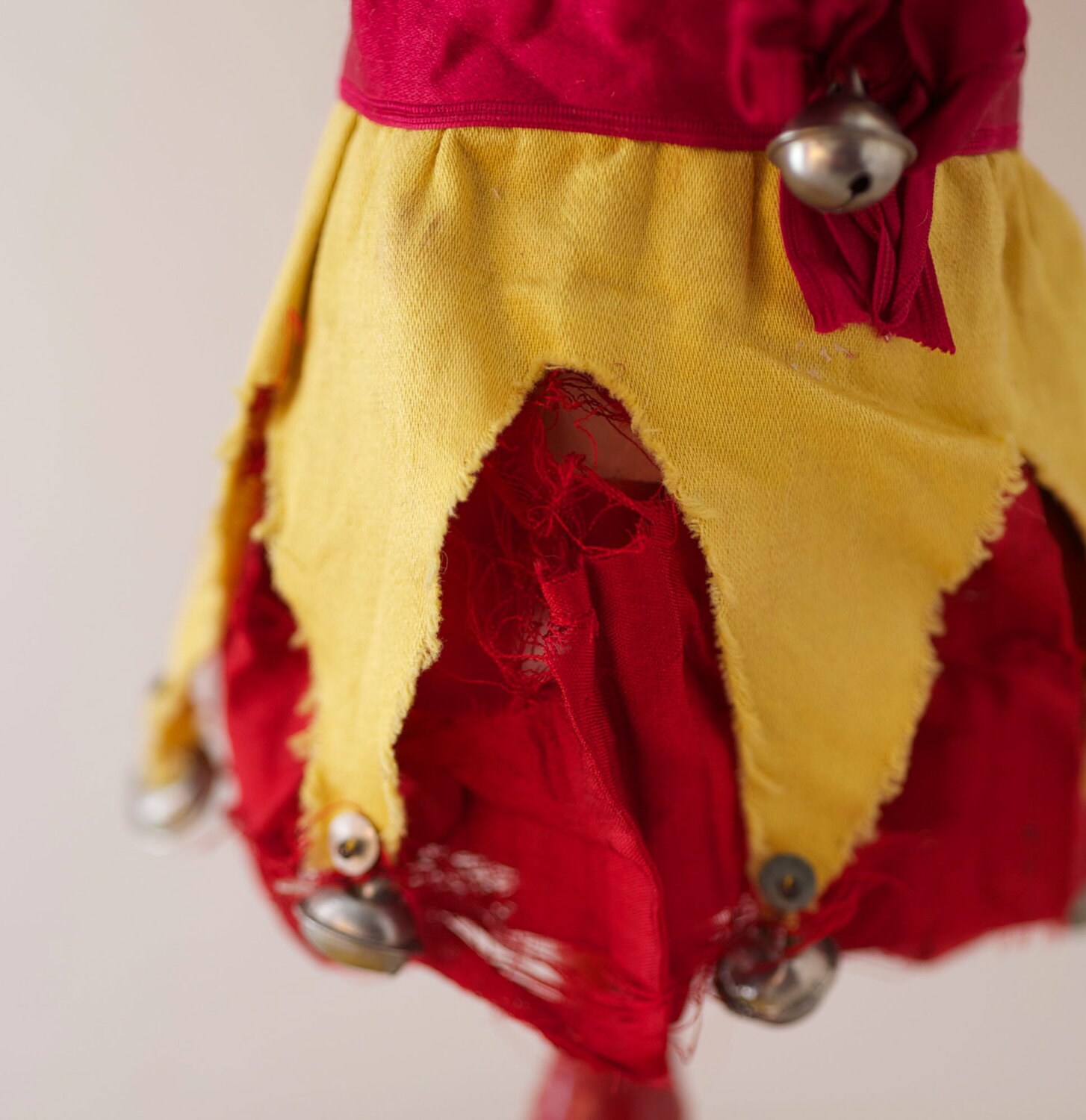 Authentic Antique Early Homemade Bleuette Doll Jester Mardi | Etsy