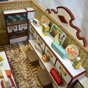 Vintage Antique Puppenhaus Doll Swiss German Wood 1890s/1910s Store ...