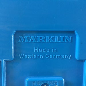 1960s Vintage Antique MARKLIN West Germany Toy TRAIN Tin Plate Plastic ...