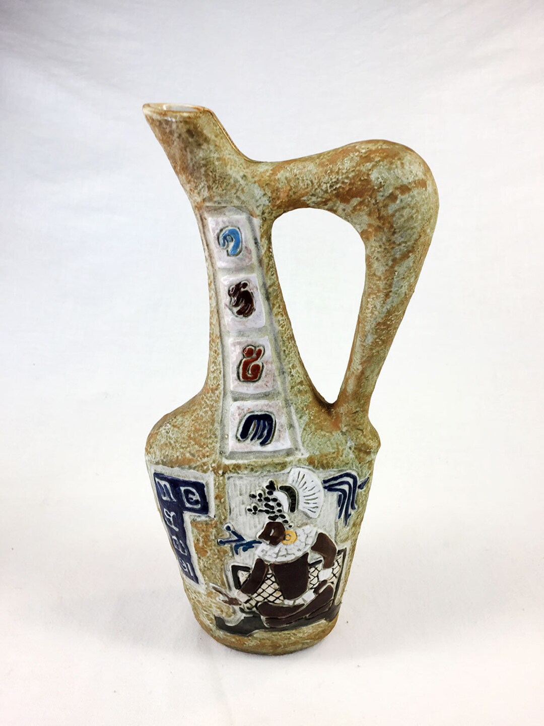 1940s/1950s Vintage Pottery Biomorphic Mid-century Modern Ancient Roman ...