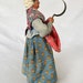 Harvester SANTON Antique Breton Bretagne DOLL Terracotta Traditional ...