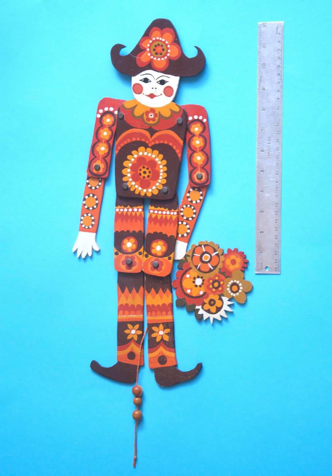 Polichinelle Psychedelic Mod 60s Vintage Mid-century Modern Danish ...