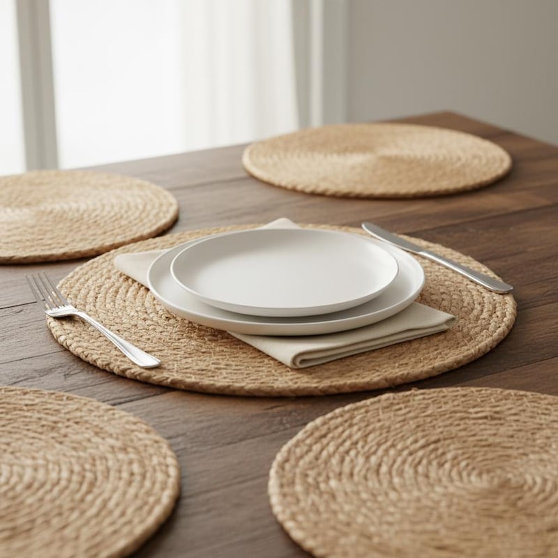 Natural Woven Chargers - Etsy