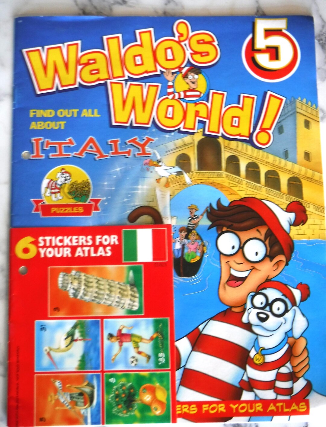 Waldo's World Children's Magazine Publication #5 Italy - Etsy