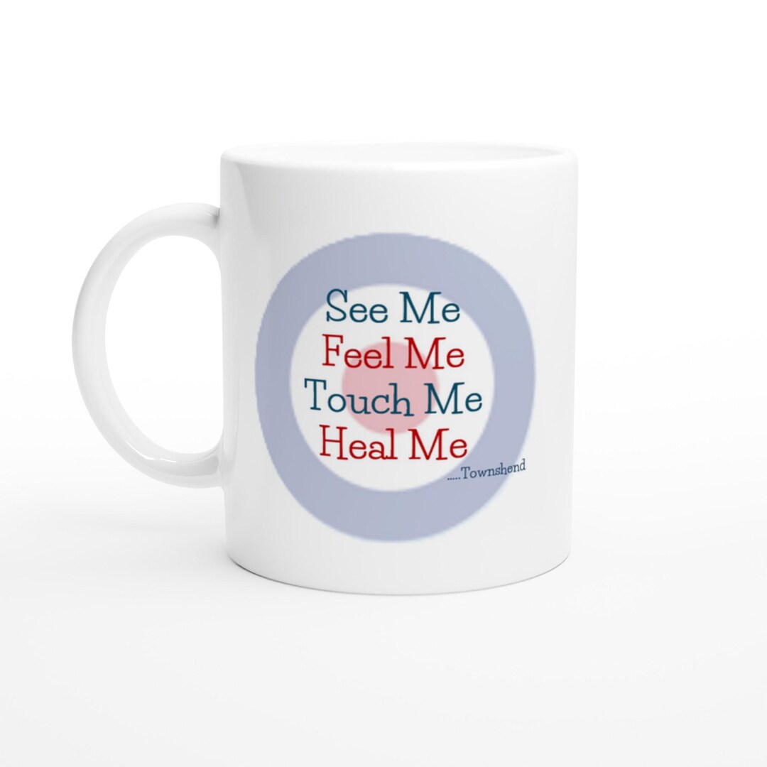 The Who Mug: Classic Mod Target Design - Music Lover Gift - Etsy