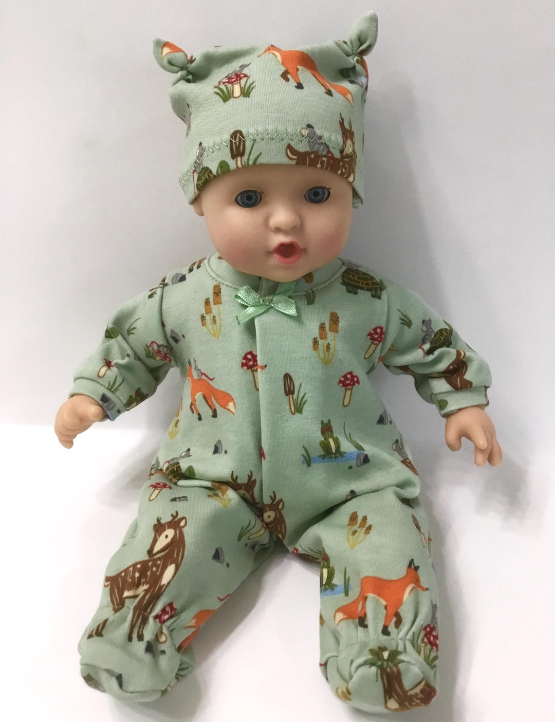 12 Inch Doll Clothing Pajama Nightwear Sleeper for Dolls Such as ...