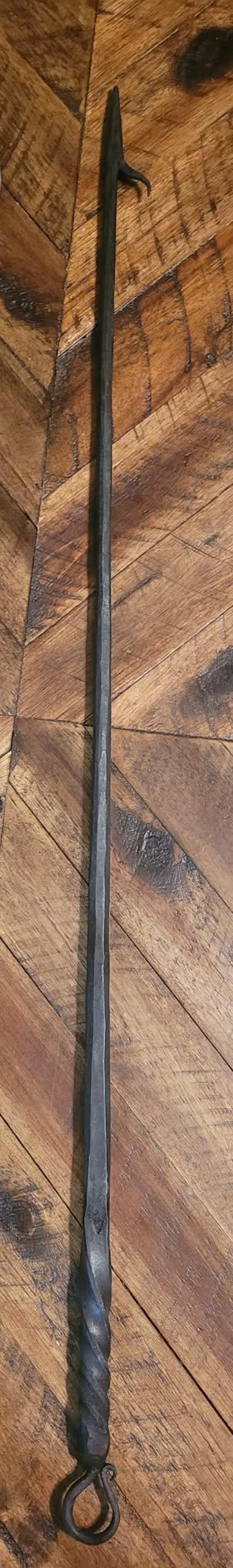 Hand-forged Steel Fire Poker - Etsy