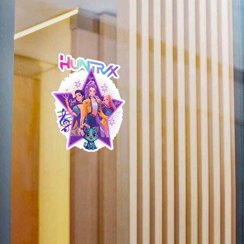 Huntrix Characters Vinyl Decals | Laptop, Water Bottle Stickers - Etsy