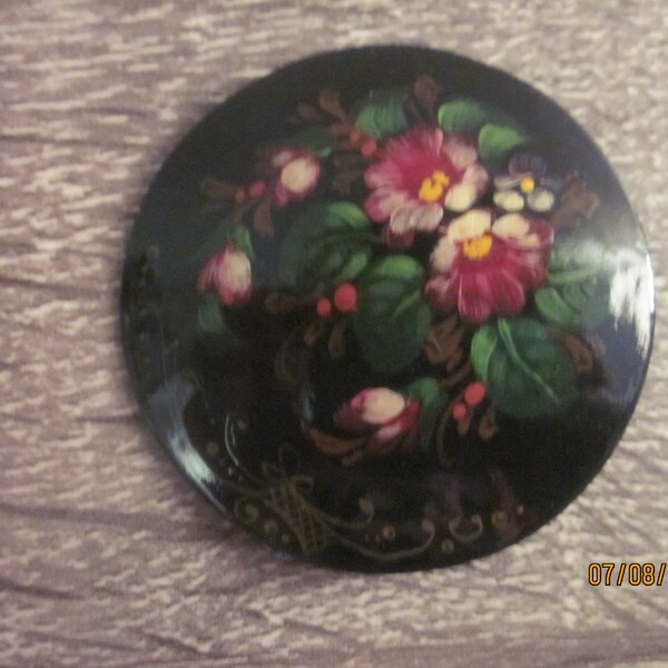 Paper Mache Brooch - Etsy