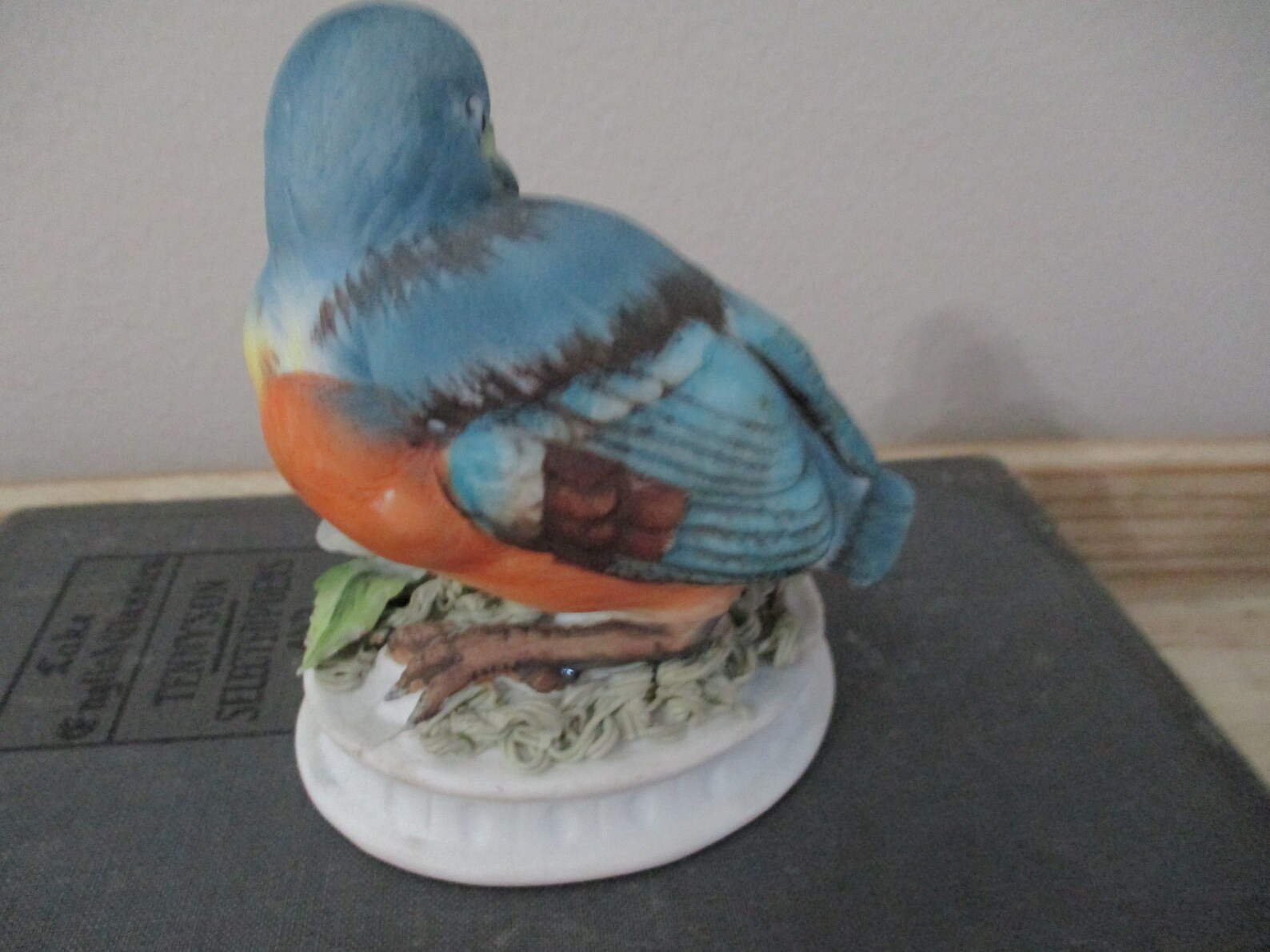 Lefton Bluebird Figurine, No KW1637 Lefton China, Eastern Bluebird ...