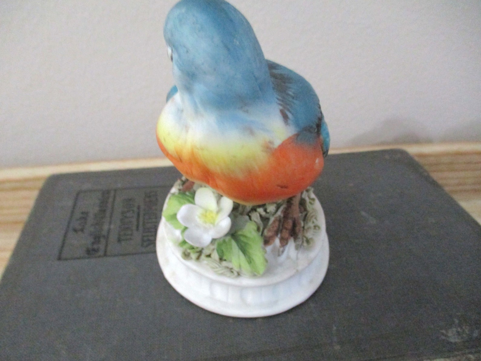 Lefton Bluebird Figurine, No KW1637 Lefton China, Eastern Bluebird ...