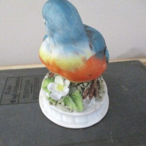 Lefton Bluebird Figurine, No KW1637 Lefton China, Eastern Bluebird ...