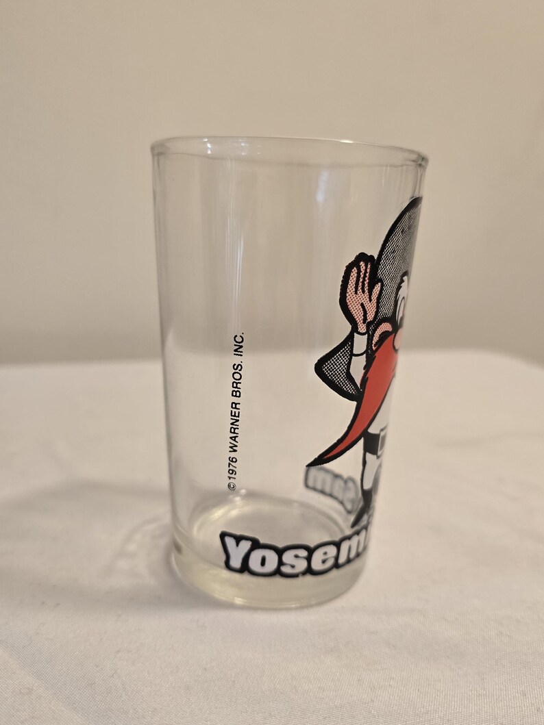 Vintage Warner Bros Yosemite Sam Glass - Etsy