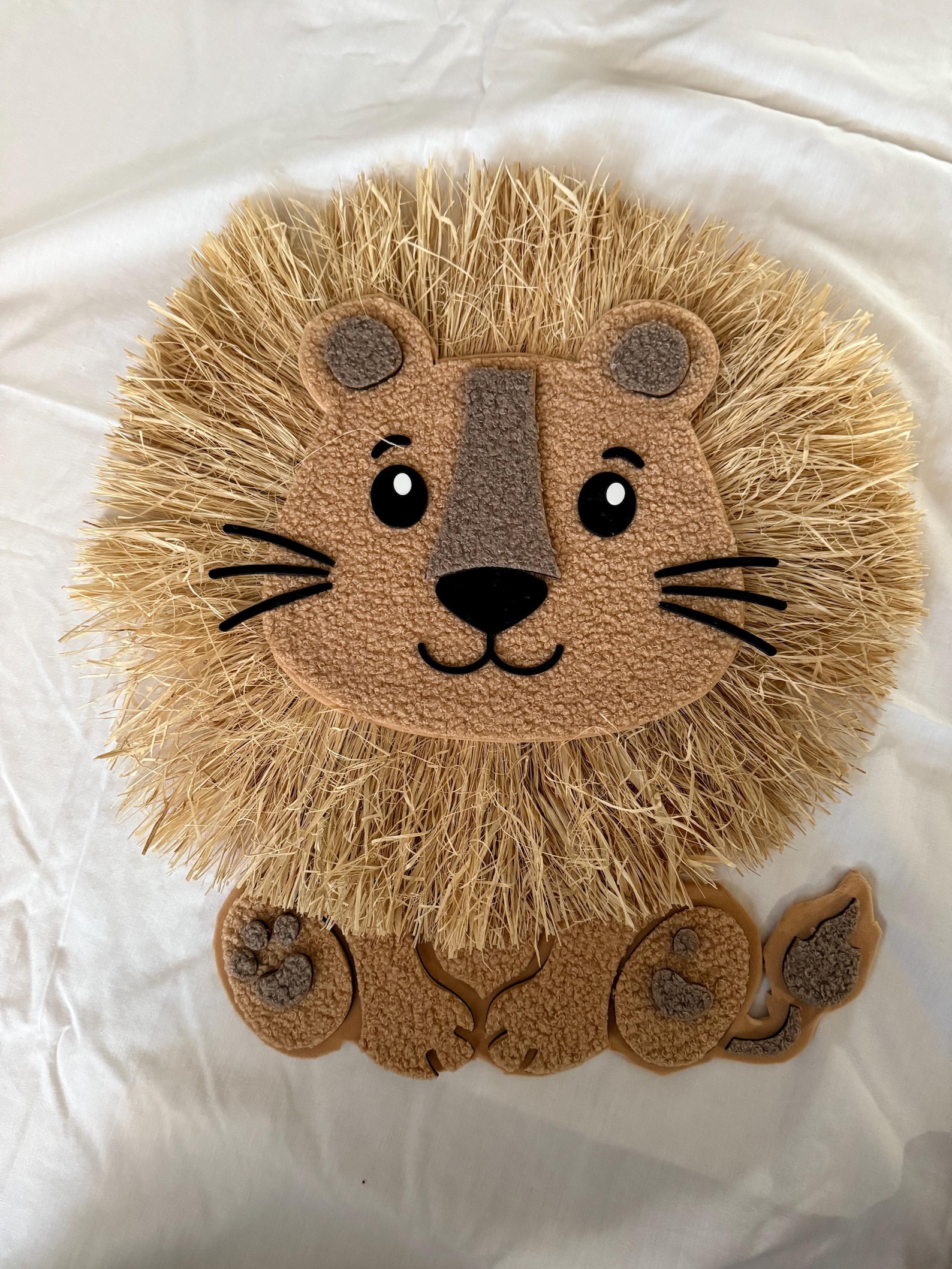 Kids Jungle Animals Decor, Stunning Wall Art Nursery/bedroom Layered ...