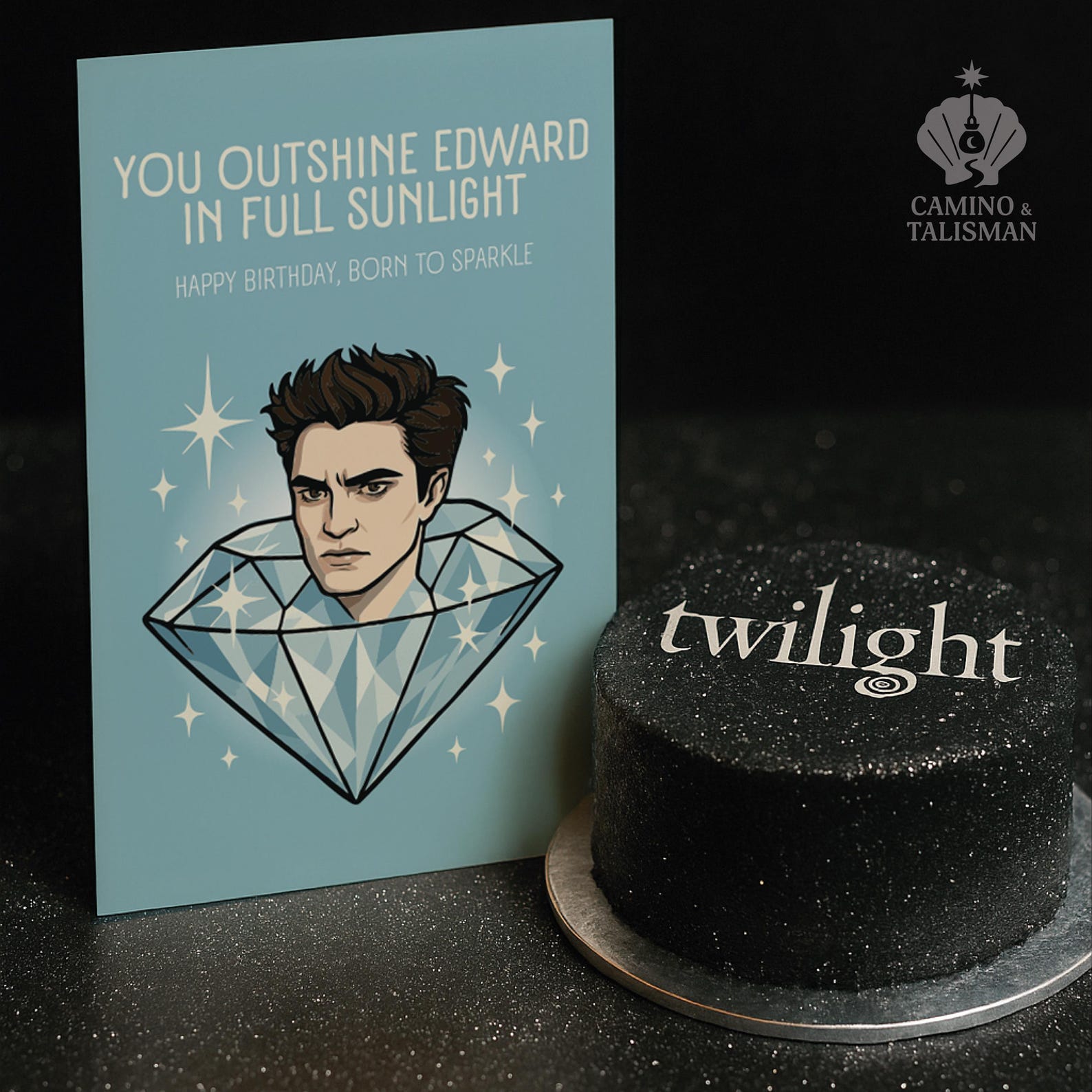 Funny Twilight Birthday Card: Edward Cullen Diamond Meme (PDF Printable ...