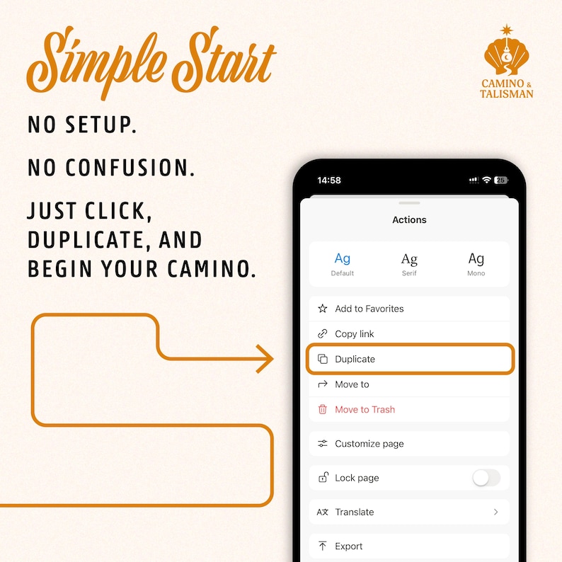 Camino De Santiago Notion Template | Therapeutic Digital Journal ...