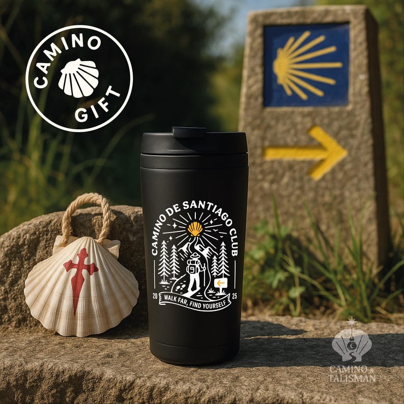 Camino De Santiago SVG Set: Pilgrim Quotes, Yellow Arrow & Shell ...