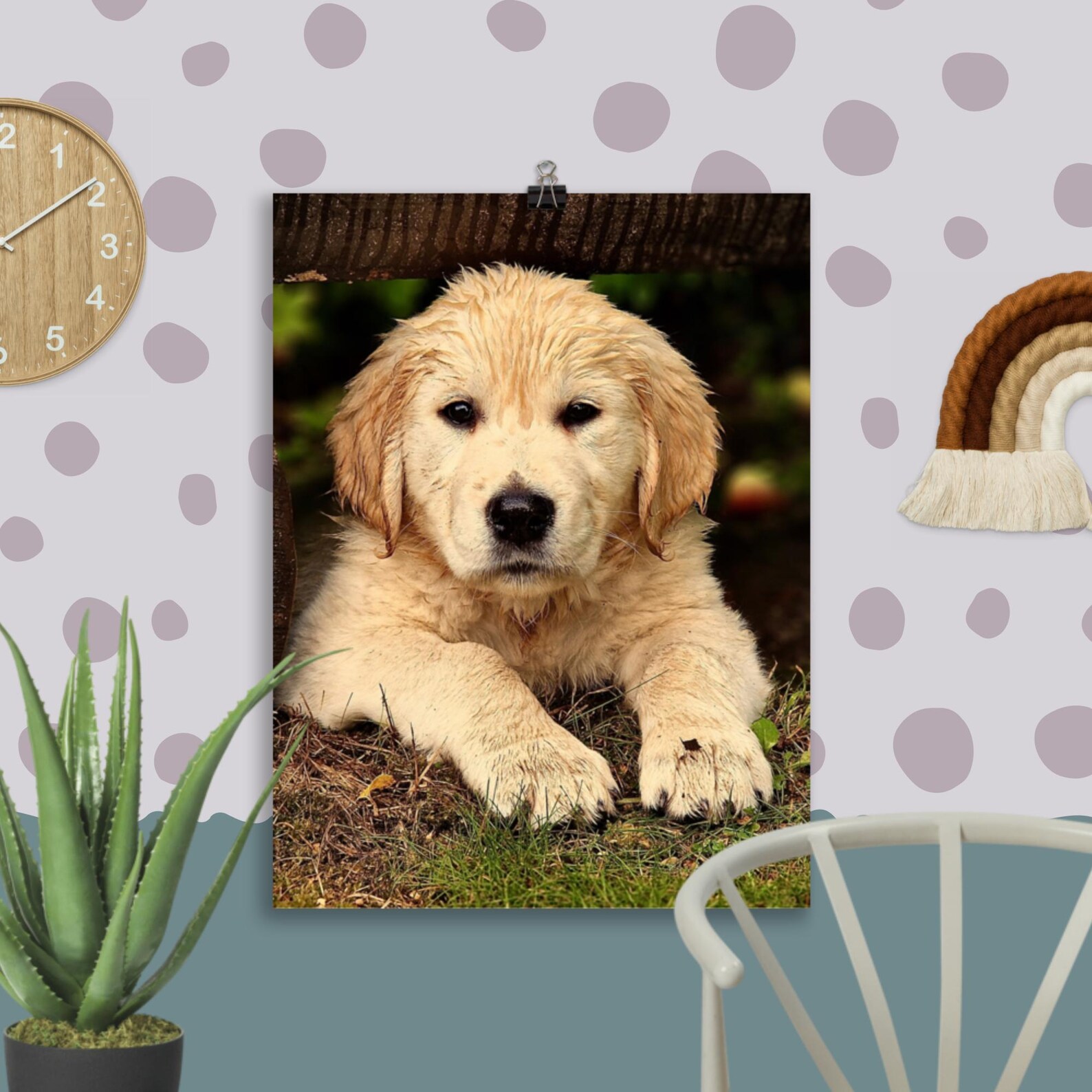 Golden Retriever Puppy Photo Print: Fabio Golden Dog - Etsy