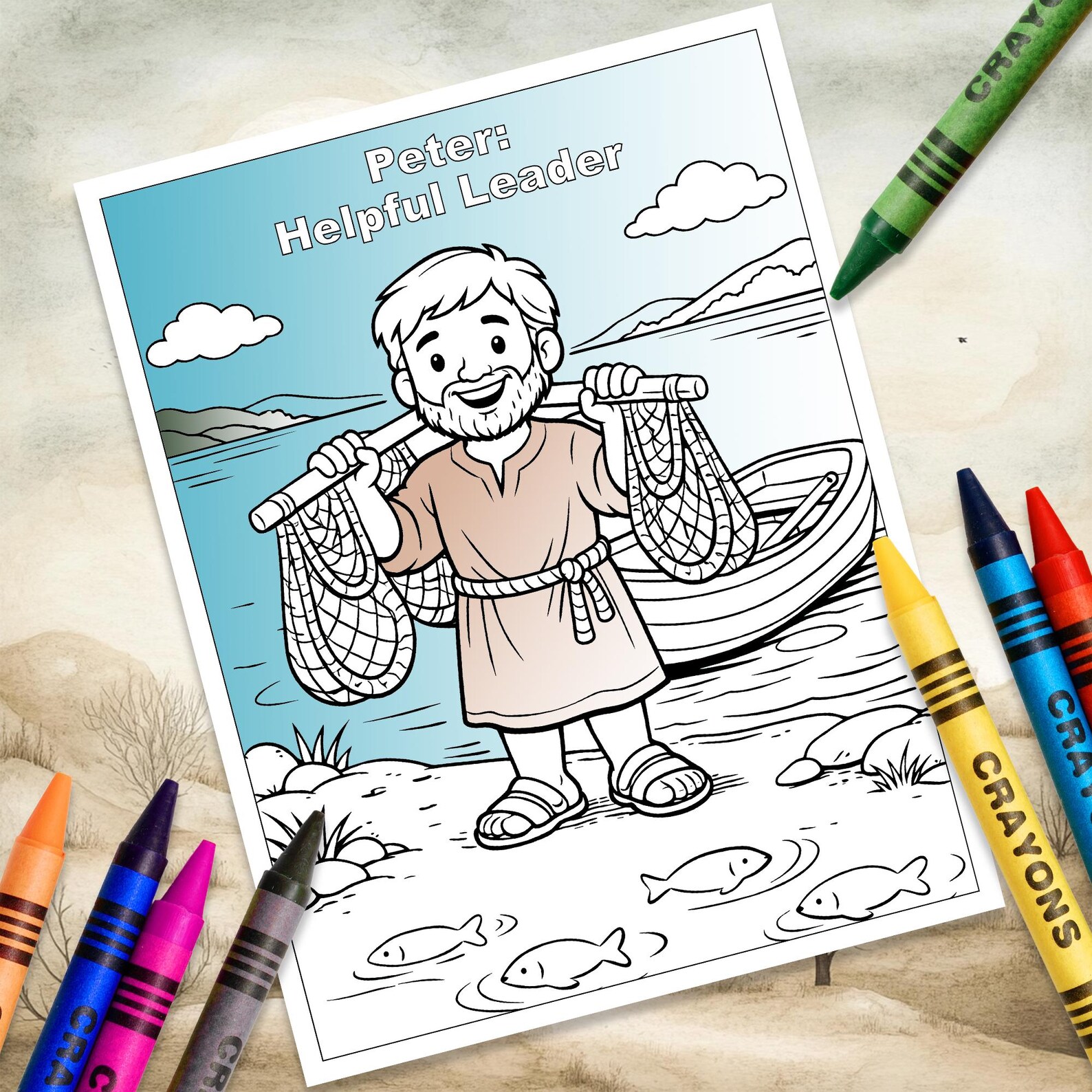 12 Disciples of Jesus | Sunday School Craft | Bible Activity for Kids ...