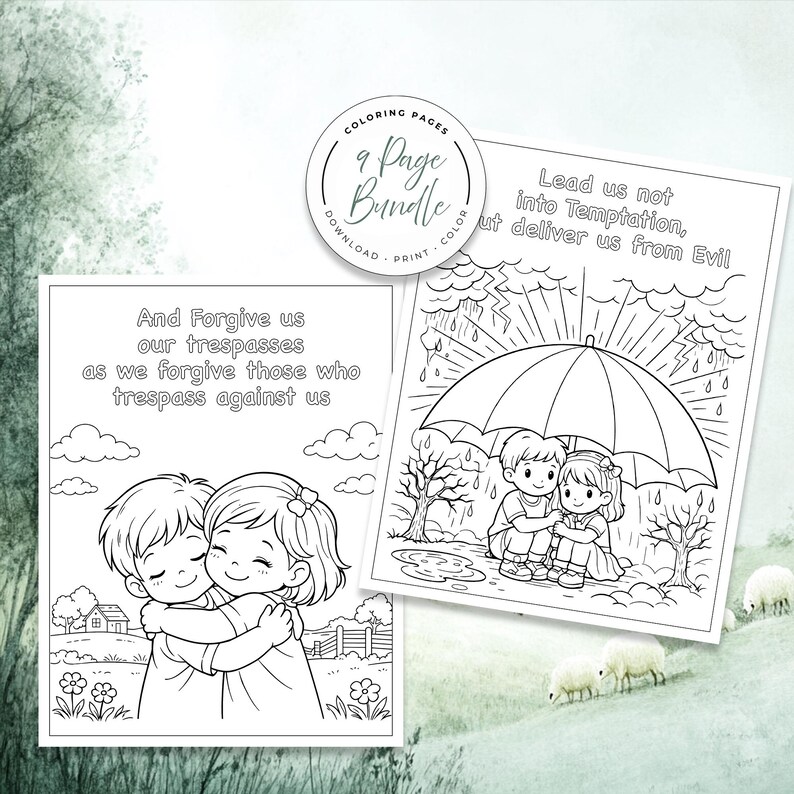 The Lord’s Prayer | Sunday School Craft | Bible Activity for Kids ...