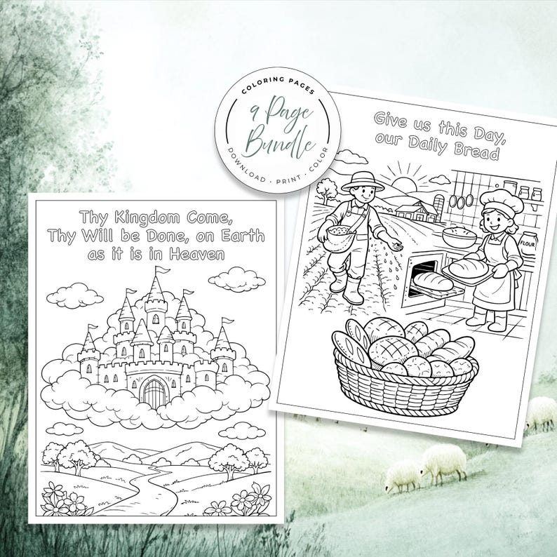 The Lord’s Prayer | Sunday School Craft | Bible Activity for Kids ...