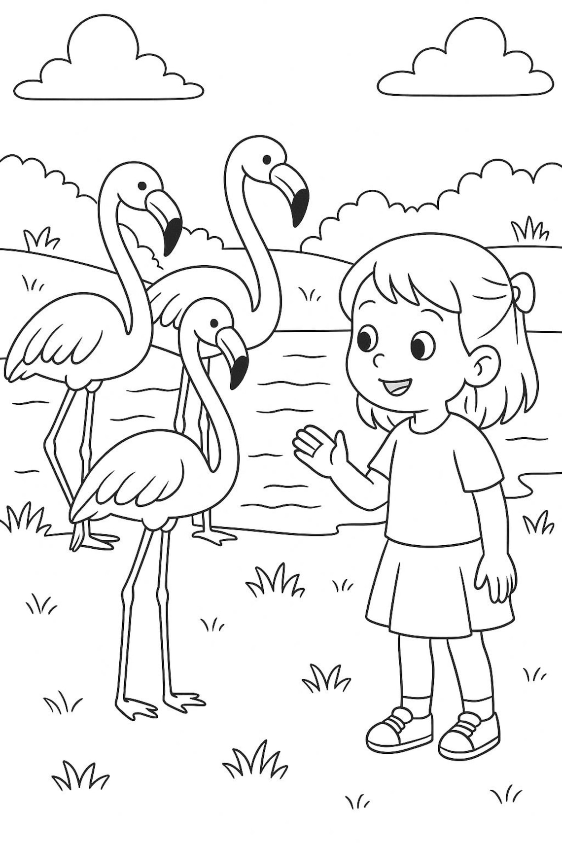 My Day at the Zoo Coloring Book for Kids – A4 Printable Animal Activity ...