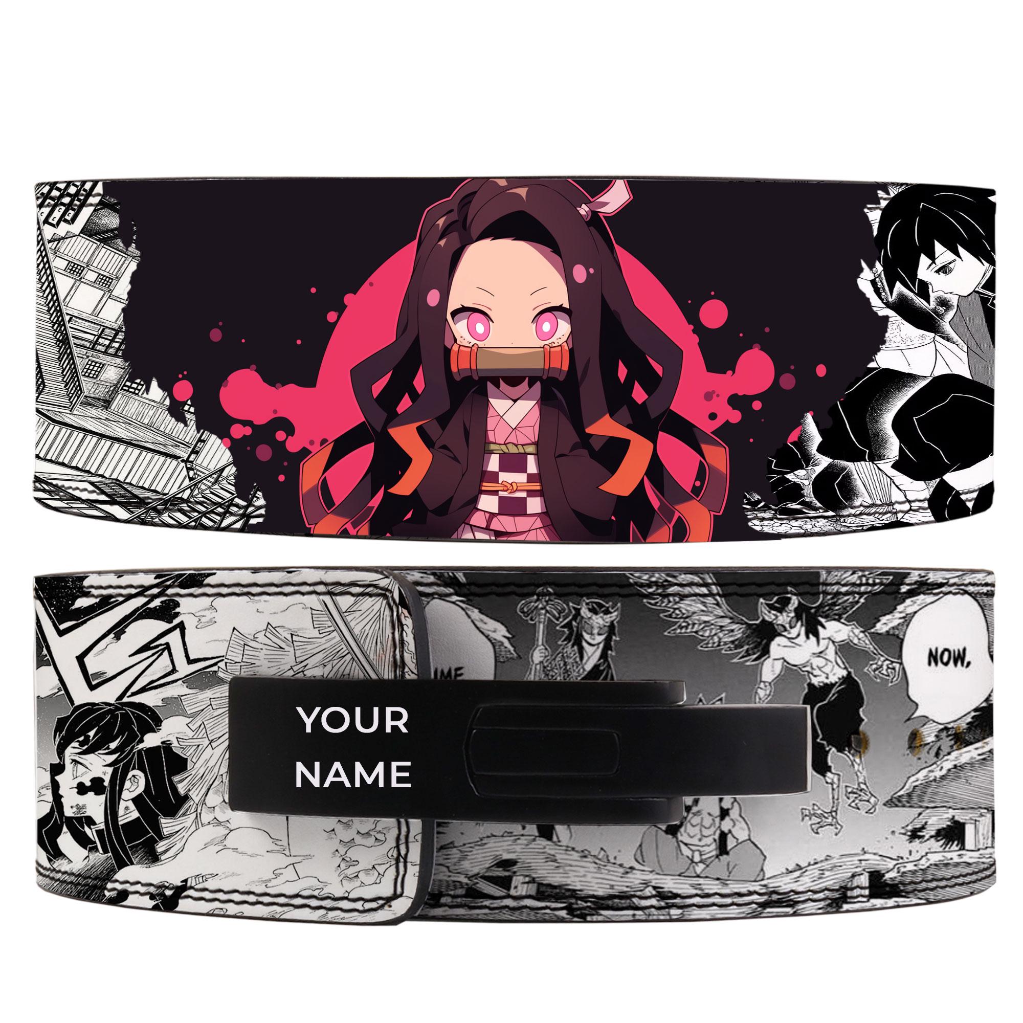 Nezuko Kamado Anime Lever Belt: Custom Powerlifting Gym Belt - Etsy