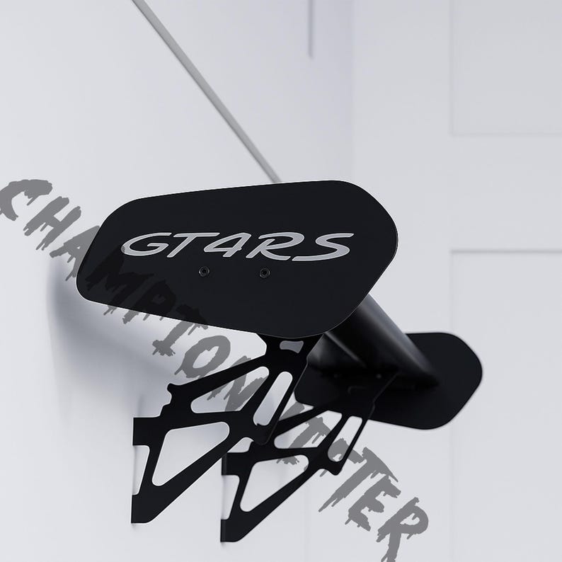 Custom Handmade GT3RS Style Wing Wood & Steel Wall Art - Supercar Decor ...