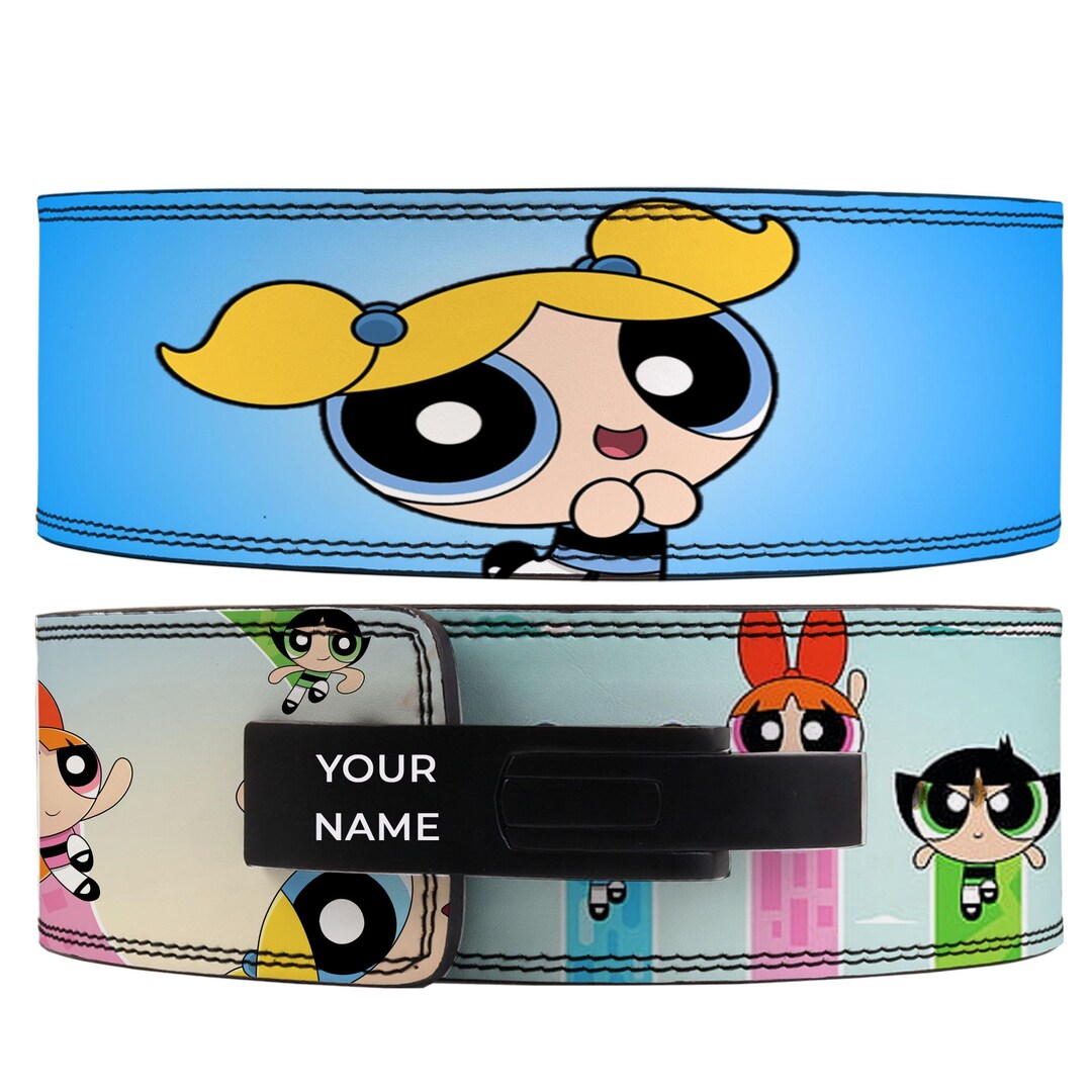 Powerpuff Girls Anime Lever Belt | Custom Weightlifting Gym Belt - Etsy