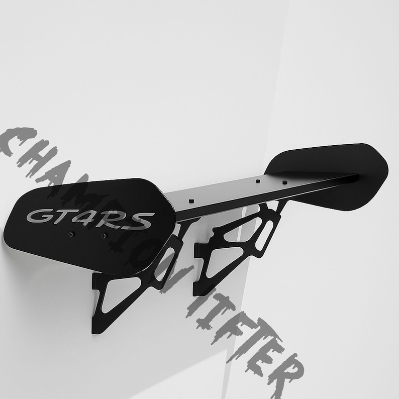 Custom Handmade GT3RS Style Wing Wood & Steel Wall Art - Supercar Decor ...