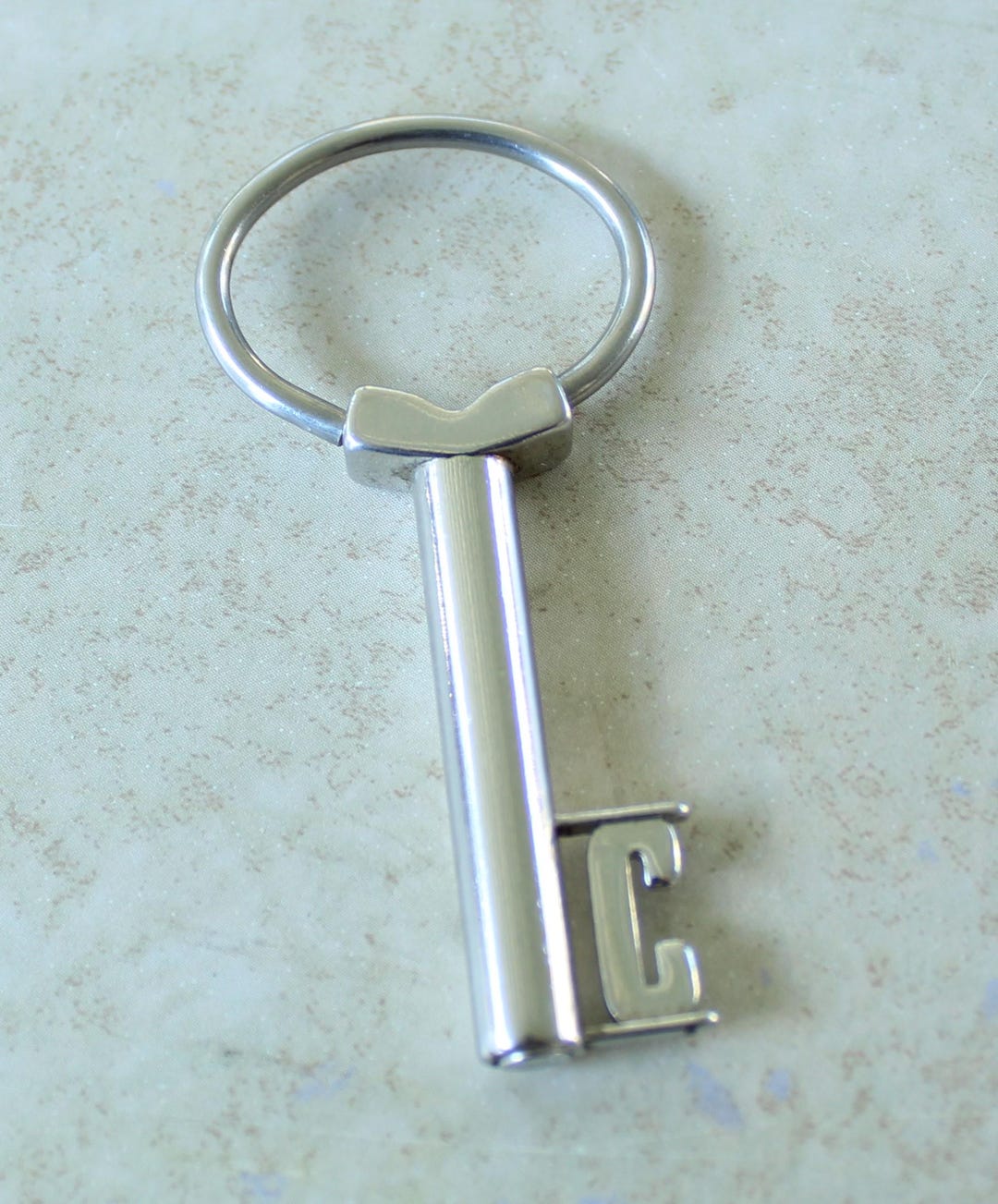Avon Initial Letter C Key Ring Silver Tone Vintage - Etsy