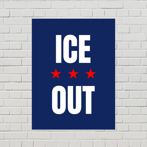 Anti Ice Posters or Signs - Etsy