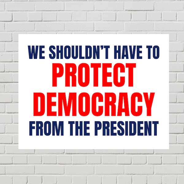 Anti Trump Protest Poster - Etsy