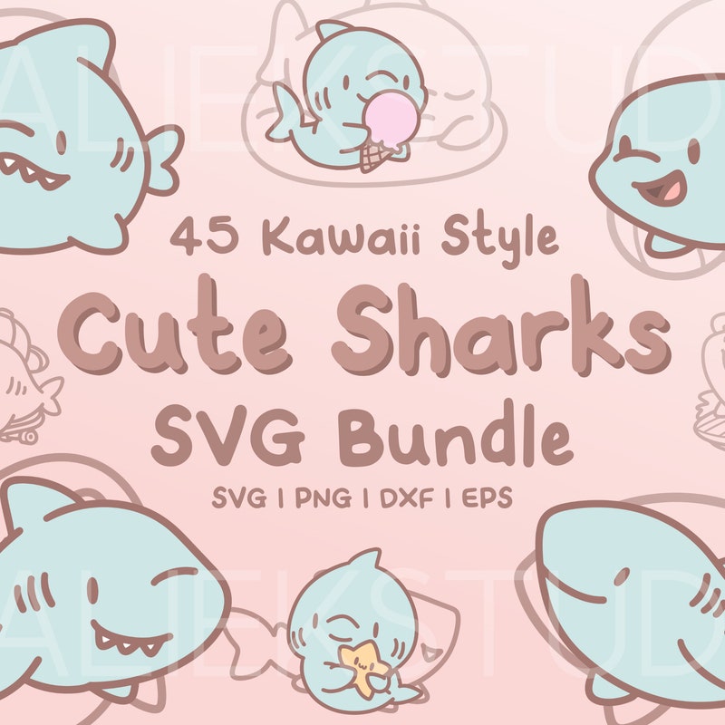 Chibi Shark - Etsy