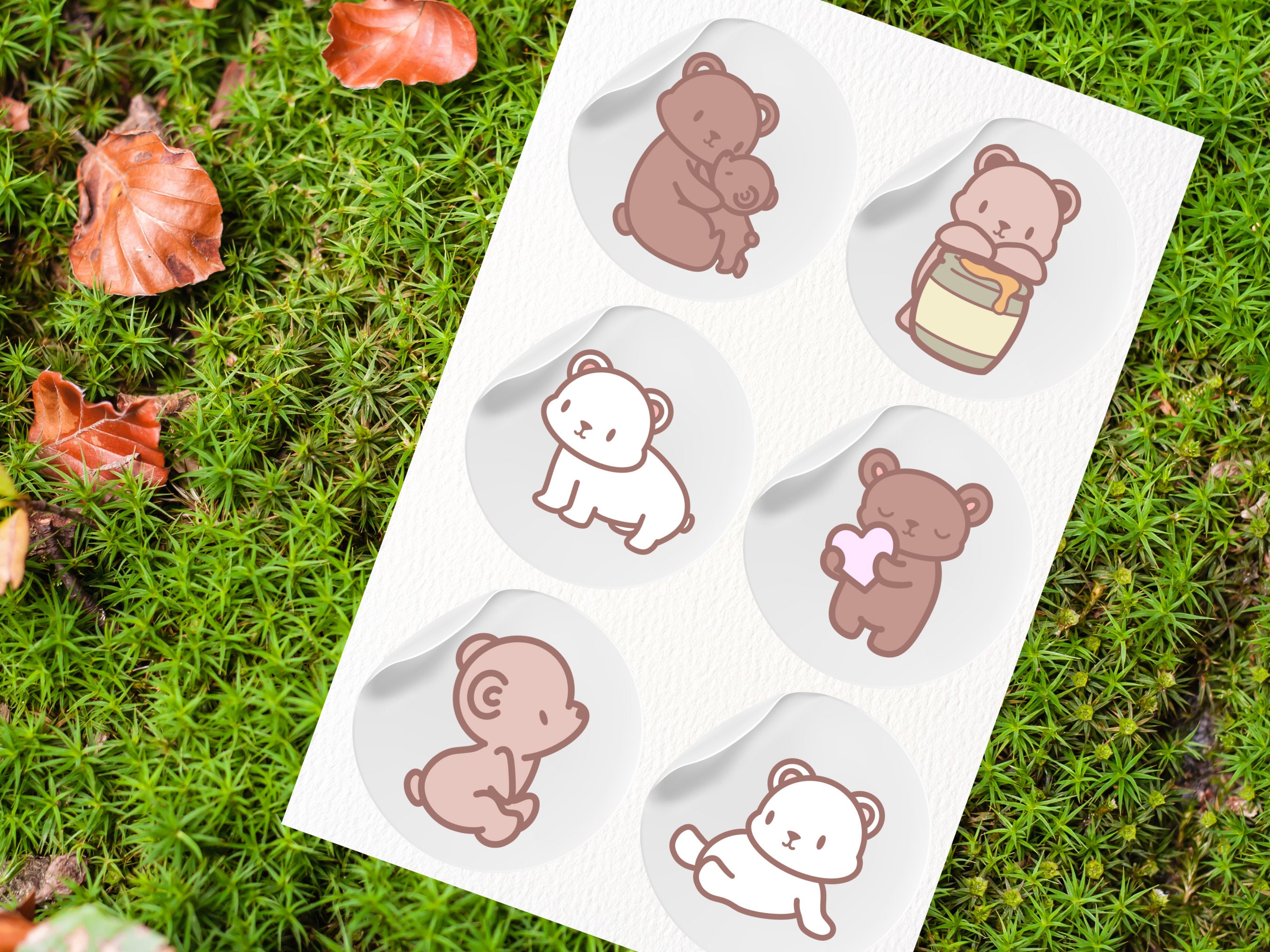42 Bears Svg Bundle Cute Kawaii Style Bear Images in SVG - Etsy