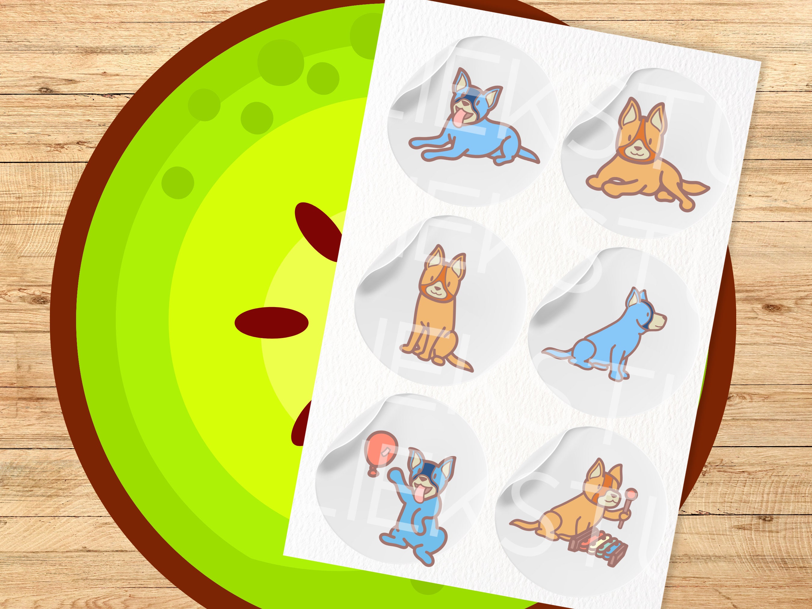 45 Cute Heelers SVG Bundle - Cute Kawaii or Chibi Blue Heeler Images in ...