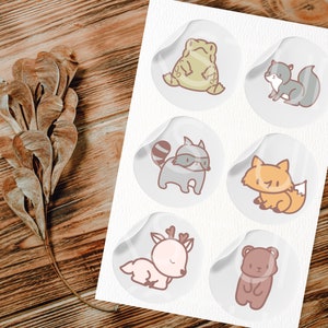62 Woodland Animals Svg Bundle - Cute Kawaii Style Forest Animal Images ...