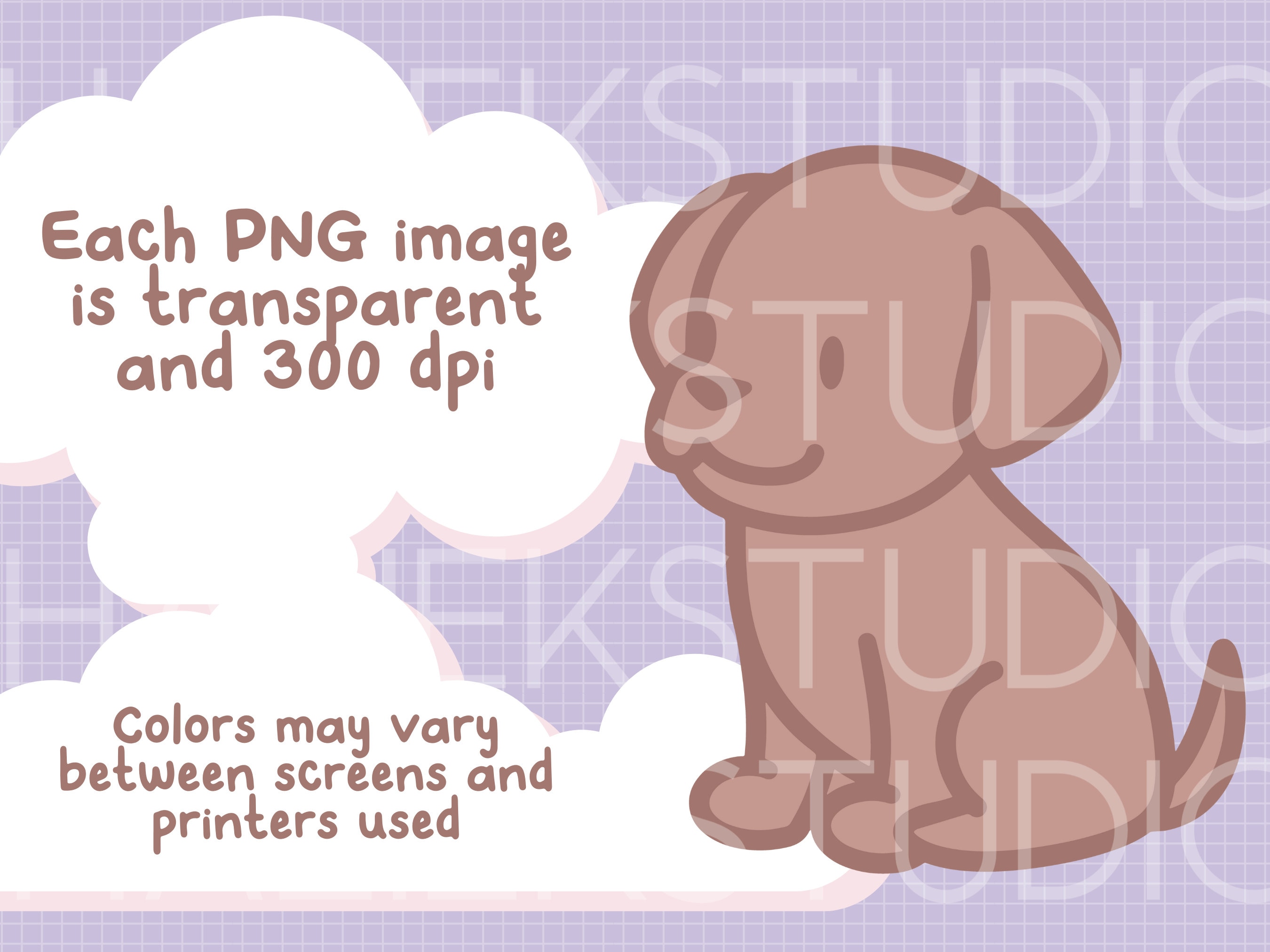 45 Cute Labradors Premium Clip Art Bundle Cute Kawaii or Chibi Full ...