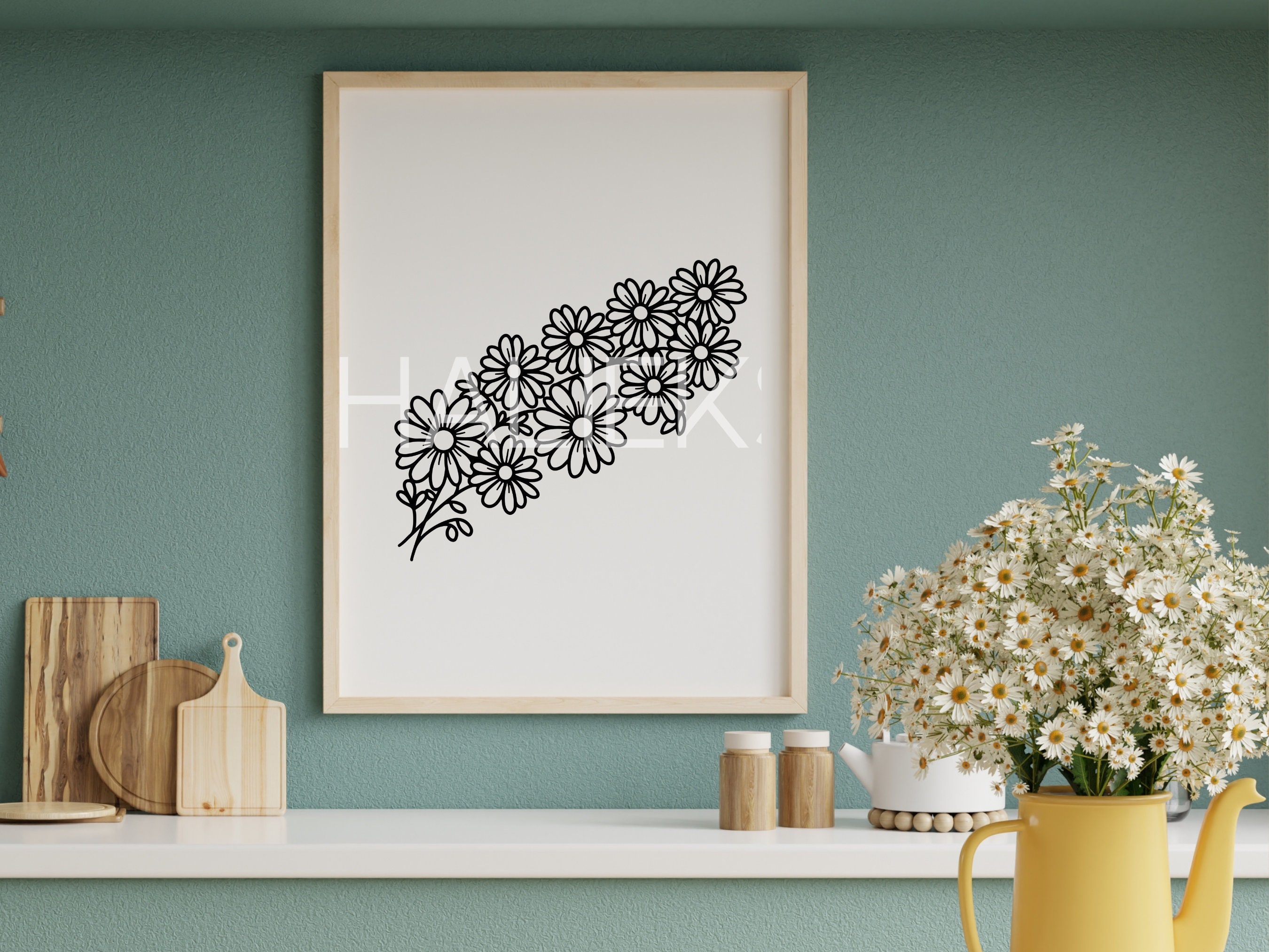 46 Daisy Procreate Stamps Brush Set - Etsy
