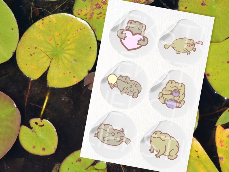 48 Cute Frog and Toads SVG Bundle Cute Kawaii or Chibi Frog and Toad ...